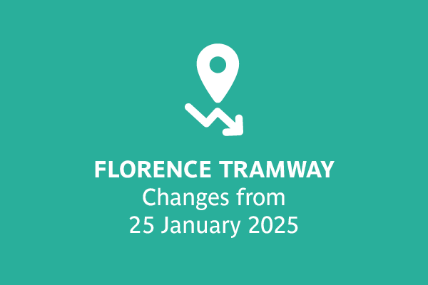 Florence Tramway, replacement bus service of the T1 tram line ...